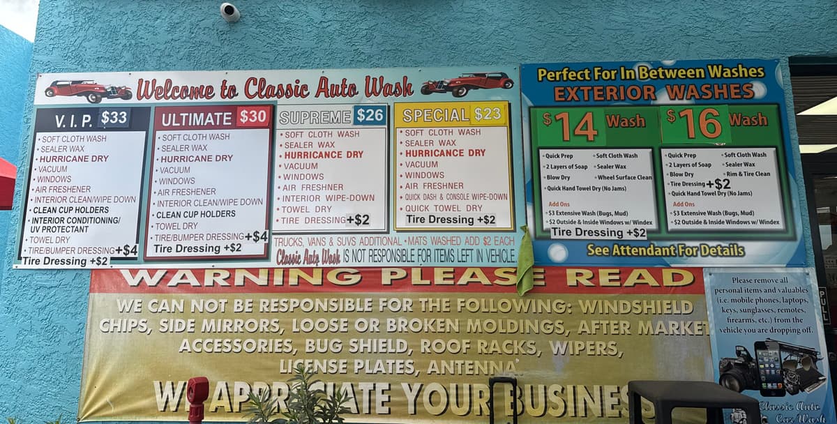 Home - Classic Auto Wash - Expert Car Wash and Detailing Services